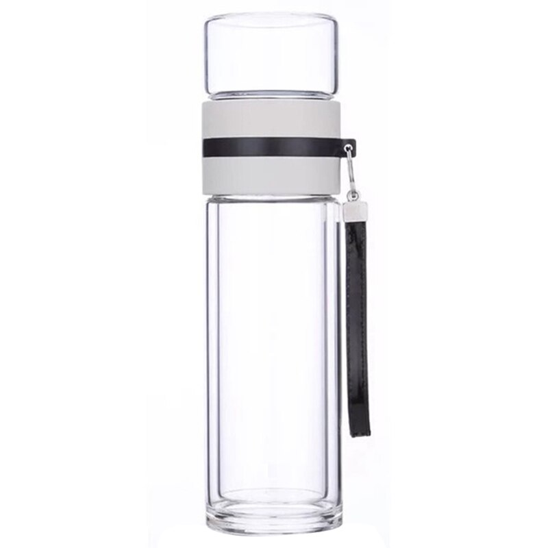 350Ml Travel Drinkware Portable Double Wall Glass ... – Grandado
