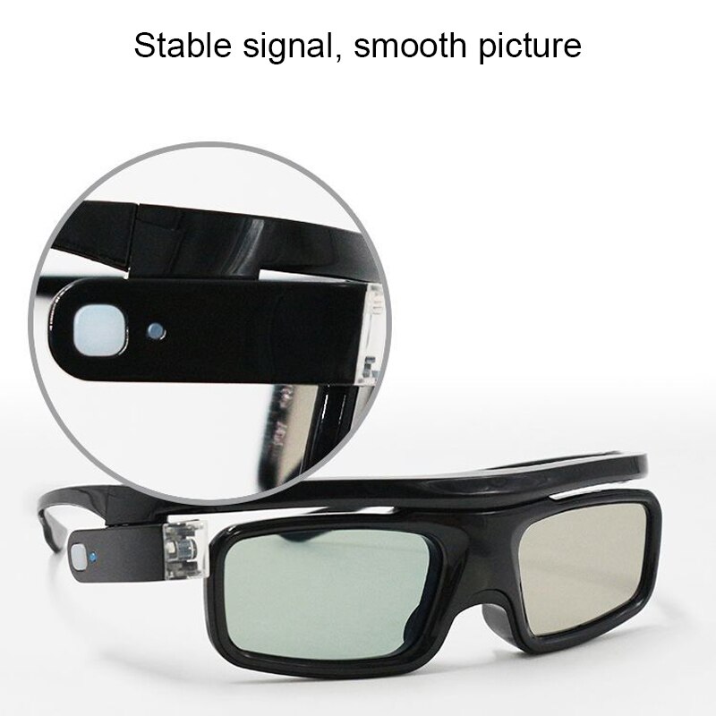 Lightweight Active Shutter Rechargeable 3D Glasses... – Grandado