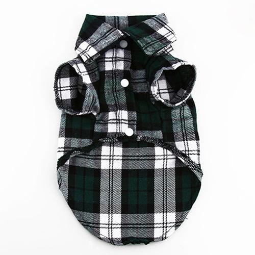 Small Pet Dog Plaid Shirt Lapel Coat Cat Jacket Cl... – Grandado