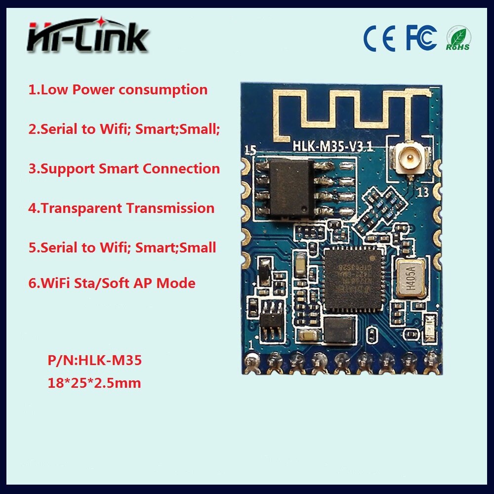 Low Power Embedded Serial Port WIFI Module MT7681 ... – Grandado