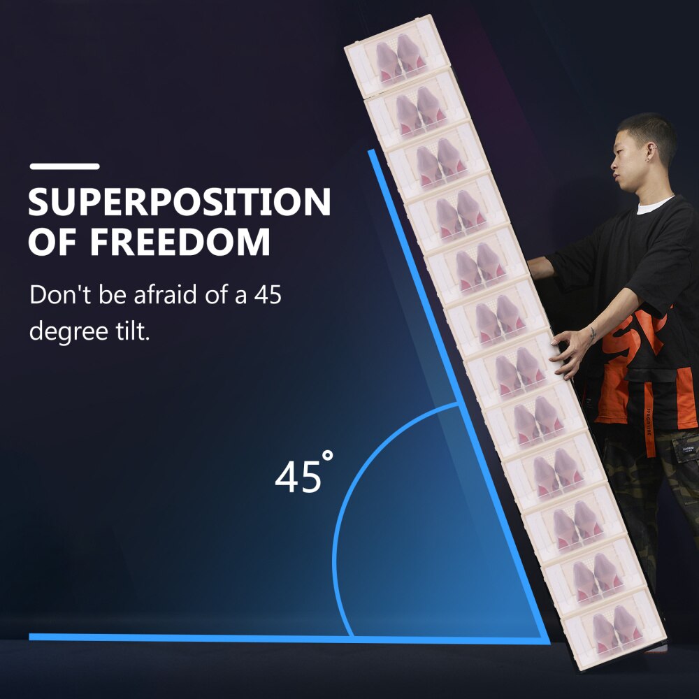 1pc Household Clamshell Shoe Box Transparent Thick... – Grandado