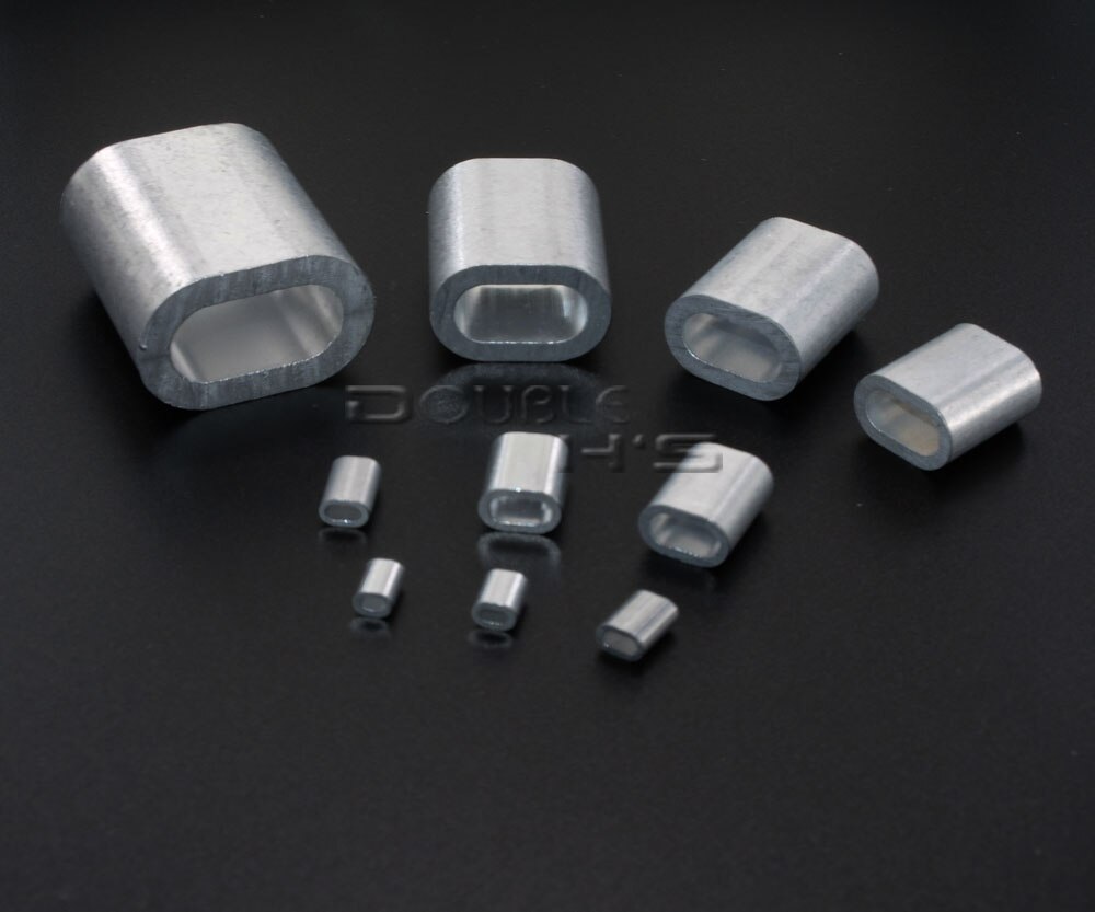 20pcs/lot Aluminum Cable Crimp Sleeve Cable Ferrul... – Grandado