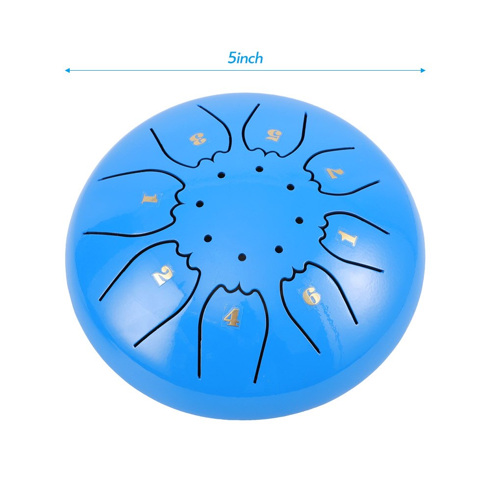 Mini Steel Tongue Drum Metal Hand Drum 5 Inch C To... – Grandado