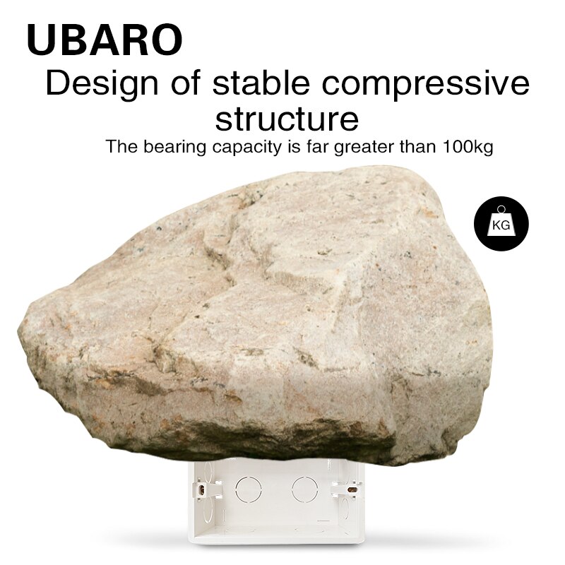 142*80*55mm Socket Concealed Bottom Case PC Plasti... – Grandado