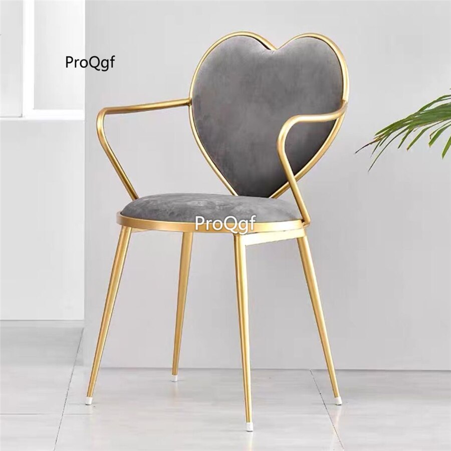 Prodgf 1 Set heart shape Armchair Dining Chair – Grandado