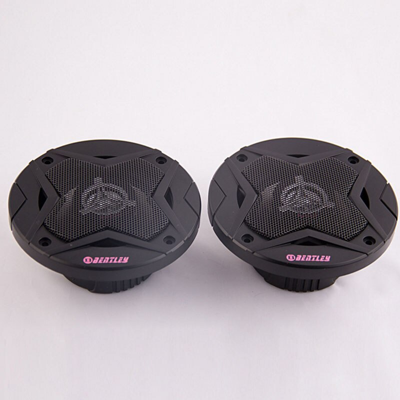 Chrome Coated Frame High Power Speakers Pair 4inch... – Grandado