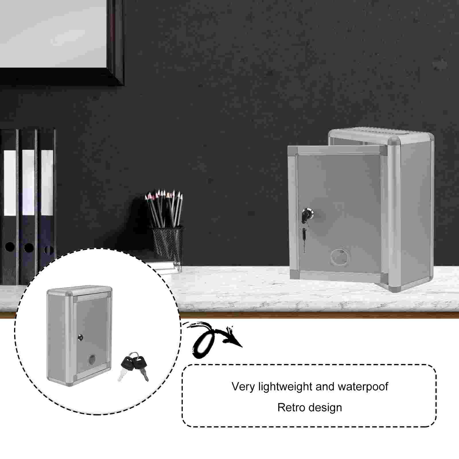 1 pcs Suggestion Box Wall Hanging Mailbox Alloy Sm... – Vicedeal 1 pcs Suggestion Box Wall Hanging Mailbox Alloy Sm... – Vicedeal