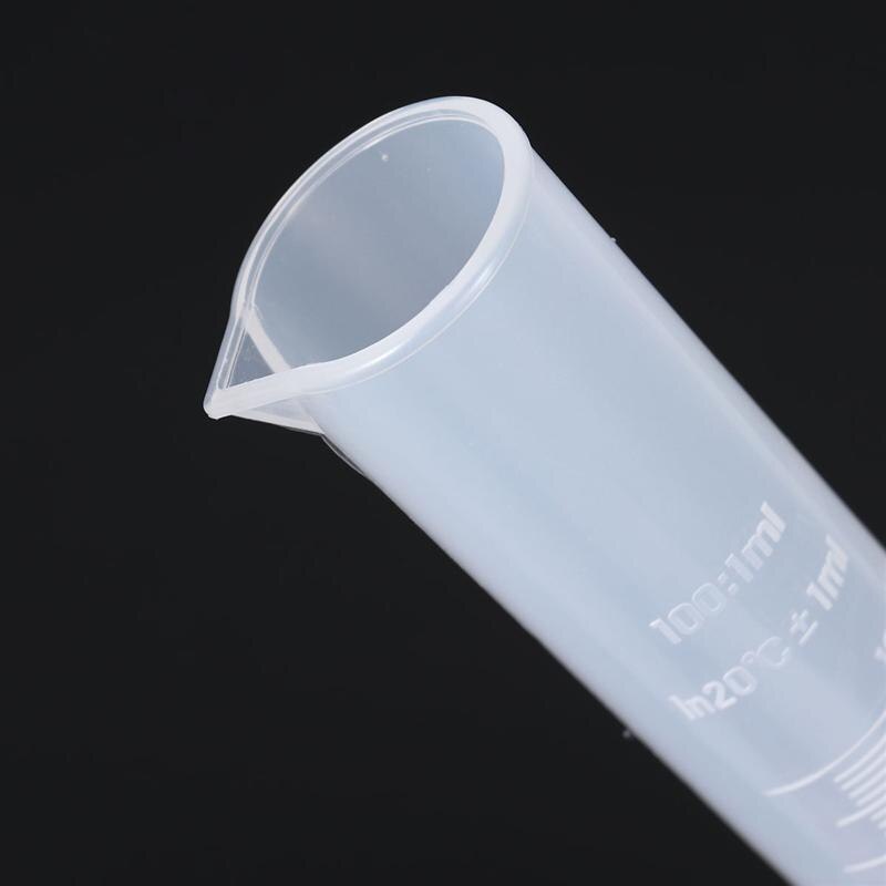 5pcs 100ml Plastic Graduated Cylinder Beaker Scien... – Vicedeal