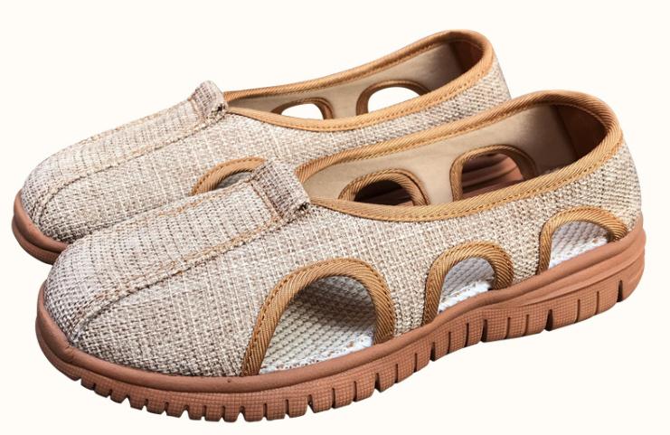 Unisex Summer linen zen lay meditation sandals bud... – Vicedeal