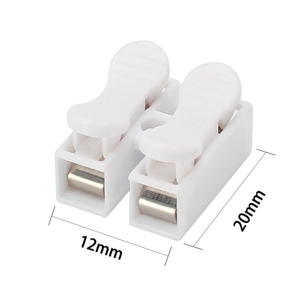 5pcs/lot 2pin Spring Cable Clip Self Lock Press Pu... – Grandado