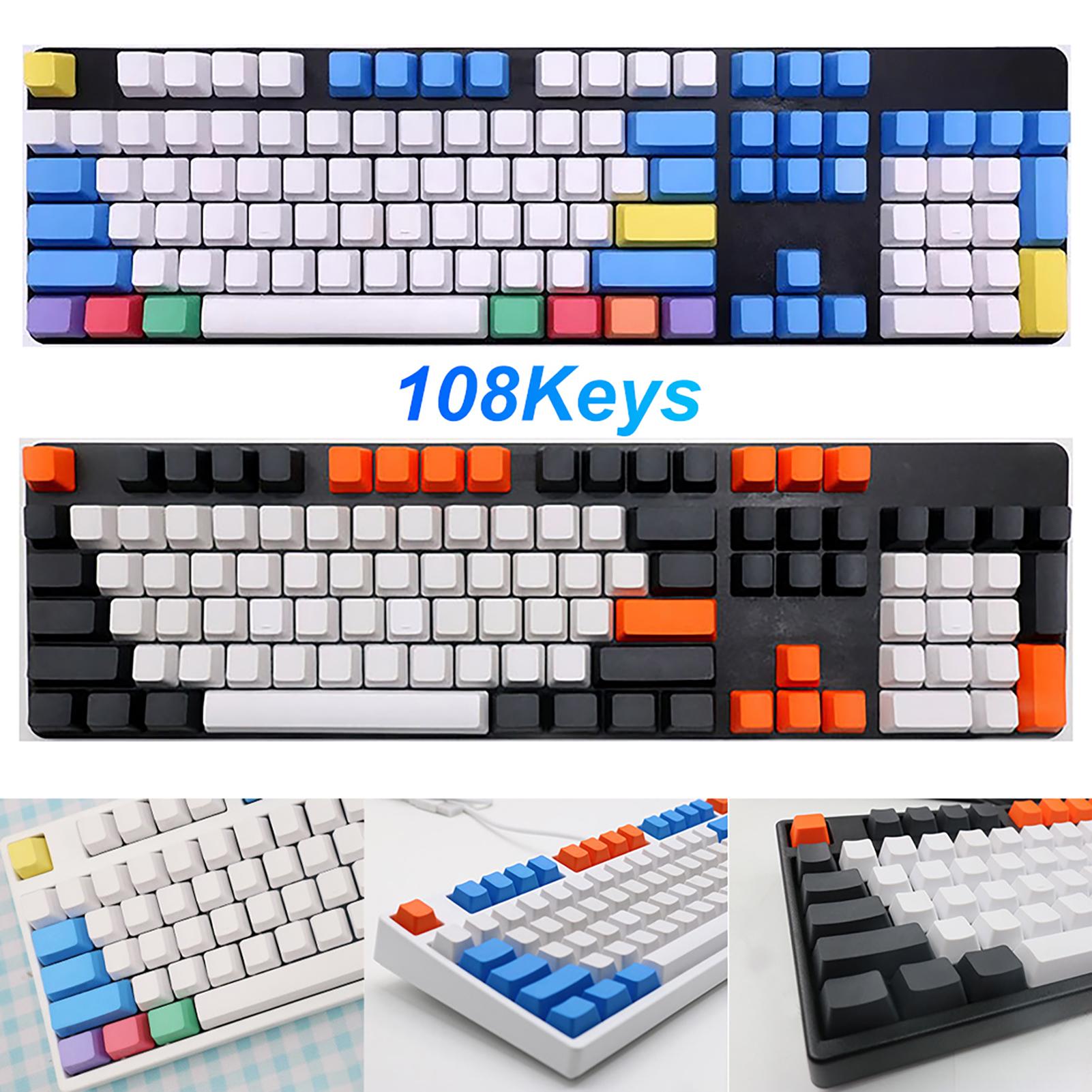 108Pcs No letters Key Cap Set PBT Lightproof Keyca... – Vicedeal