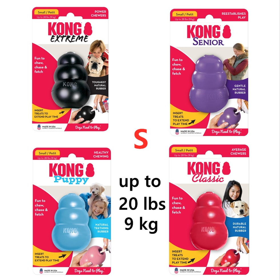 S-Size KONG Dog Chew Toy Classic Collection Up to ... – Grandado