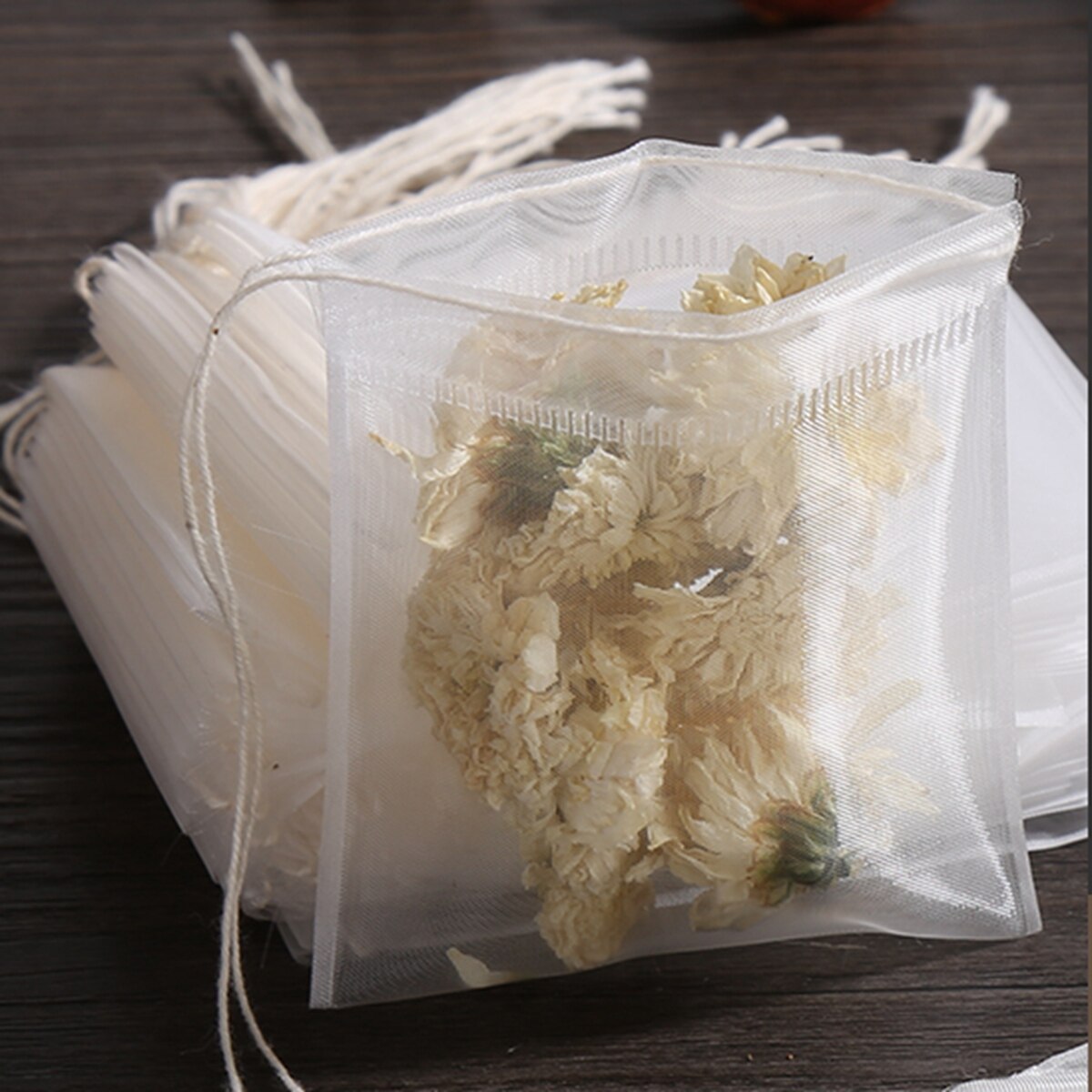 Sachets de thé jetables transparents en Nylon de a... – Grandado