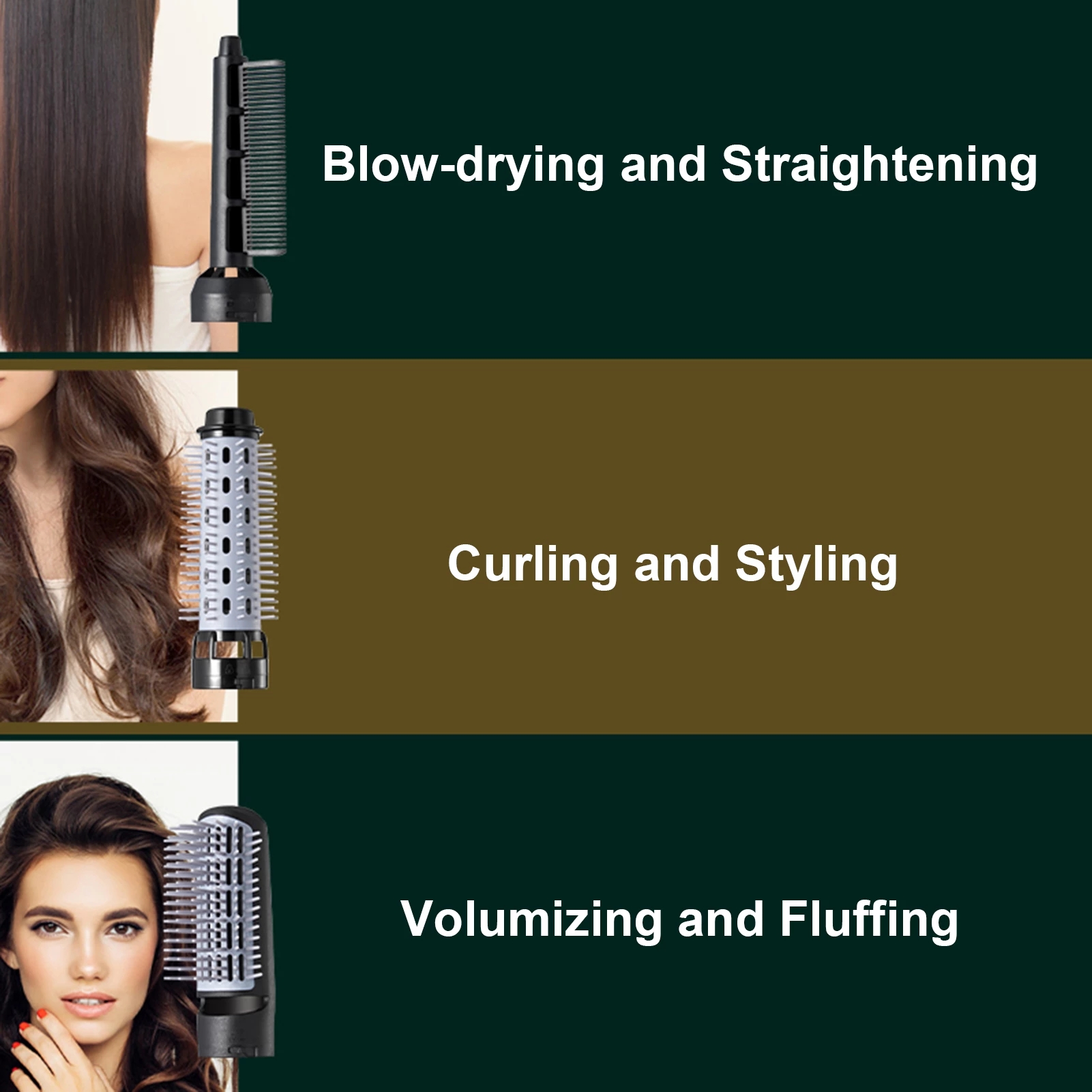 3 In 1 MultiFunctional Hair Dryer Comb Air Styler ... – Vicedeal