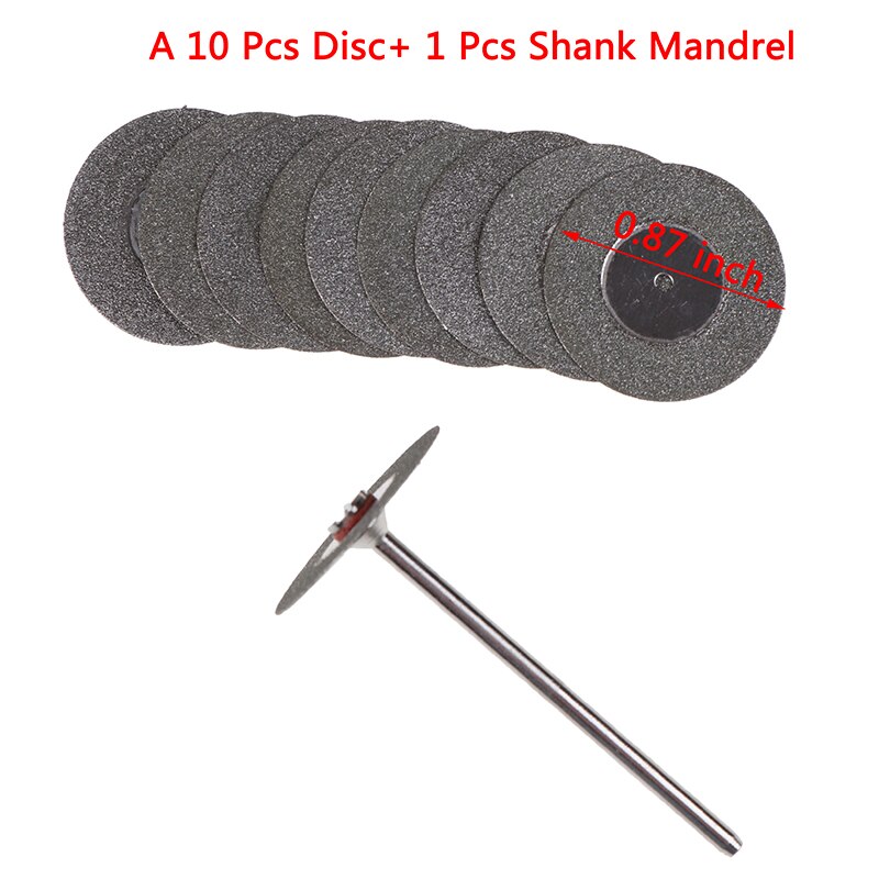 10Pcs disc+1Shank Dental Diamond Polishing Wheel S... – Vicedeal