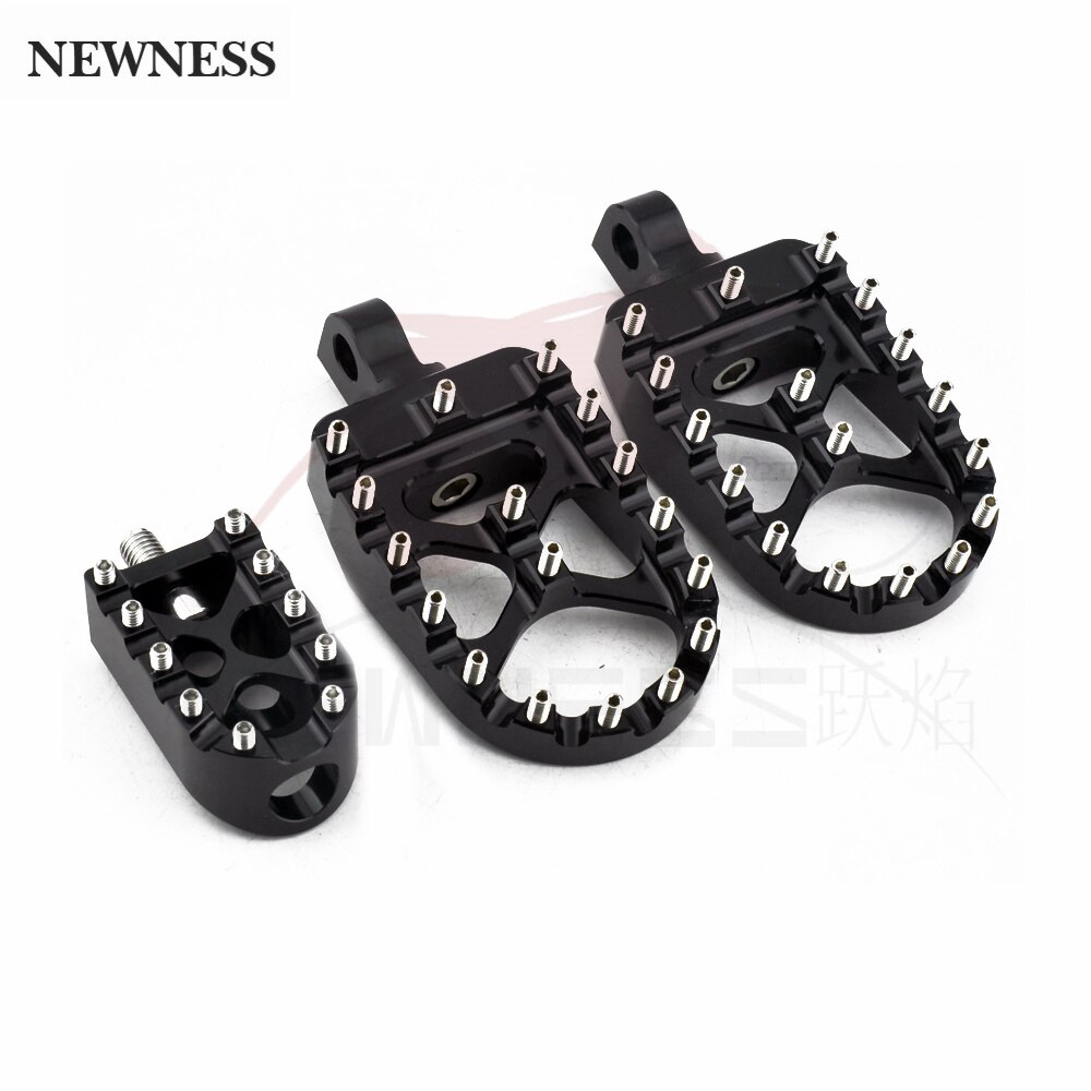Motorcycle Foot Pegs Wide Fat Footrests Pedals Shi... – Grandado