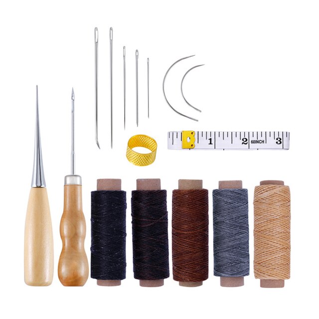 Leather Craft Needle Kit Handmade Awl Fix Tool L... – Grandado