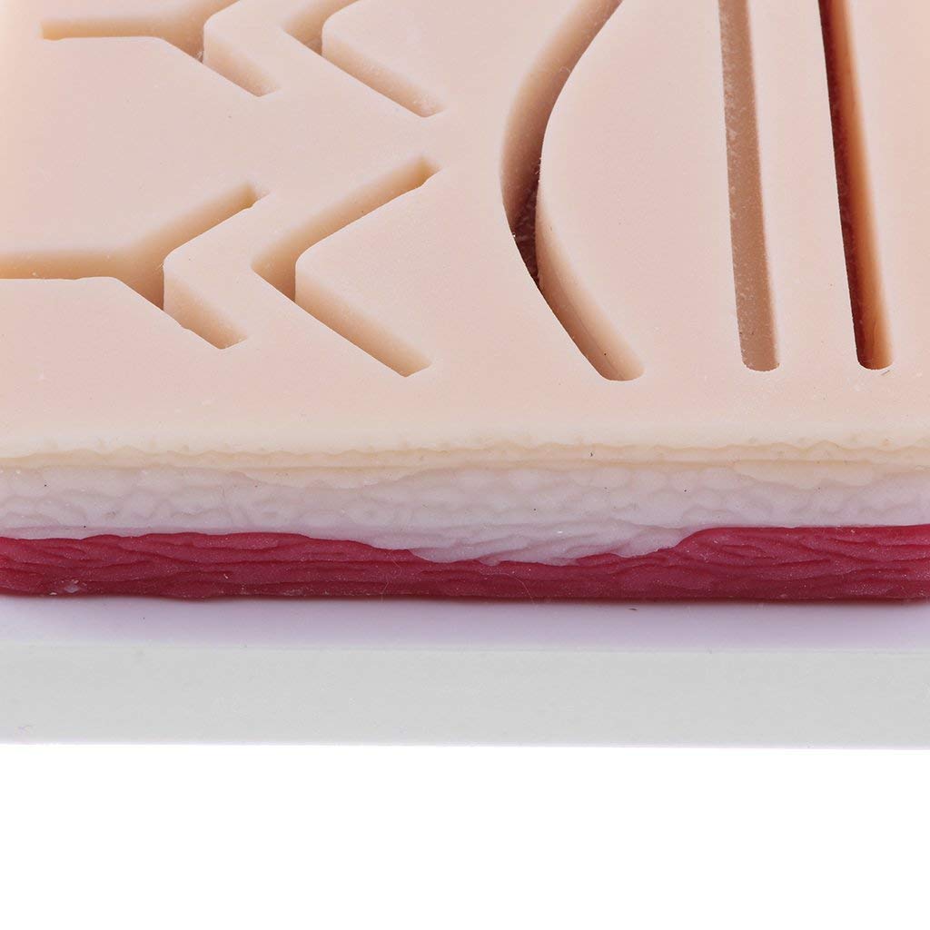 Silicon Human Skin Model Suturing Wound Mat Repeat... – Grandado