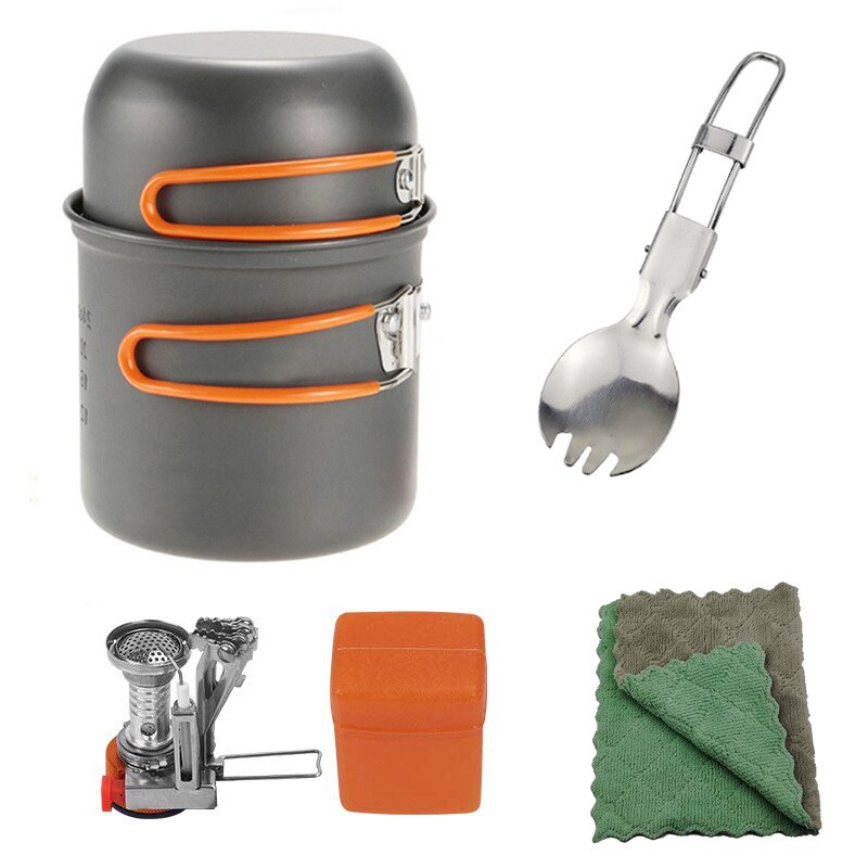 VILEAD Portable Cookware Set Outdoor Hiking Cookin... – Vicedeal