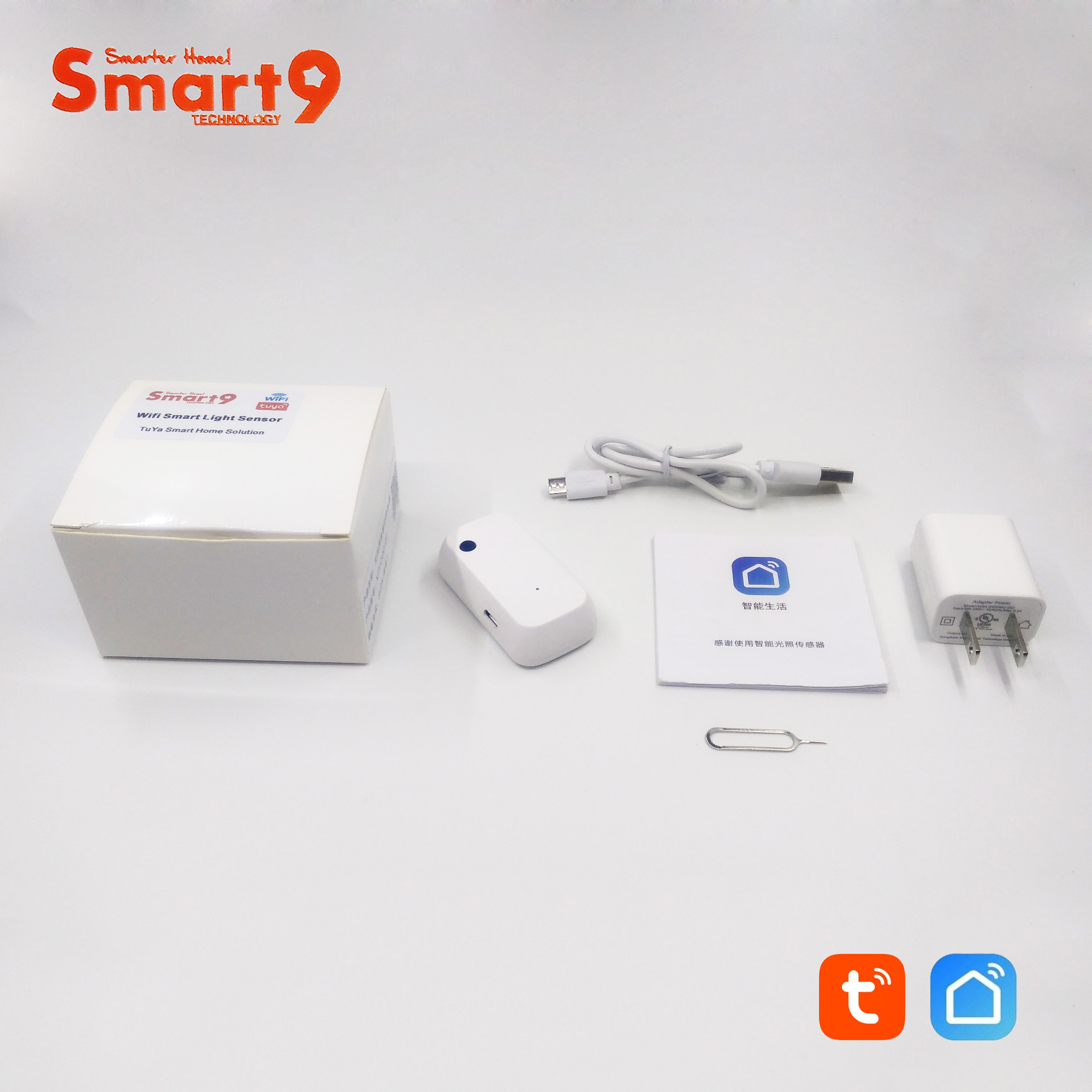 Smart9 Light Sensor Working with Smart Life App, I... – Vicedeal