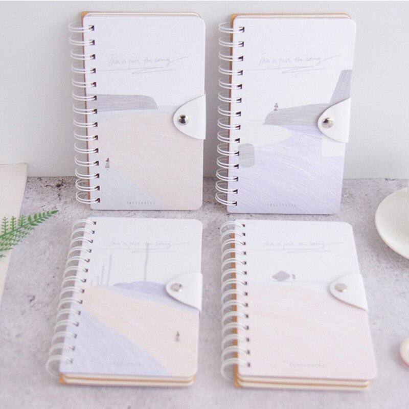 Button Notepad Flip Coil This Small Fresh Portable... – Grandado