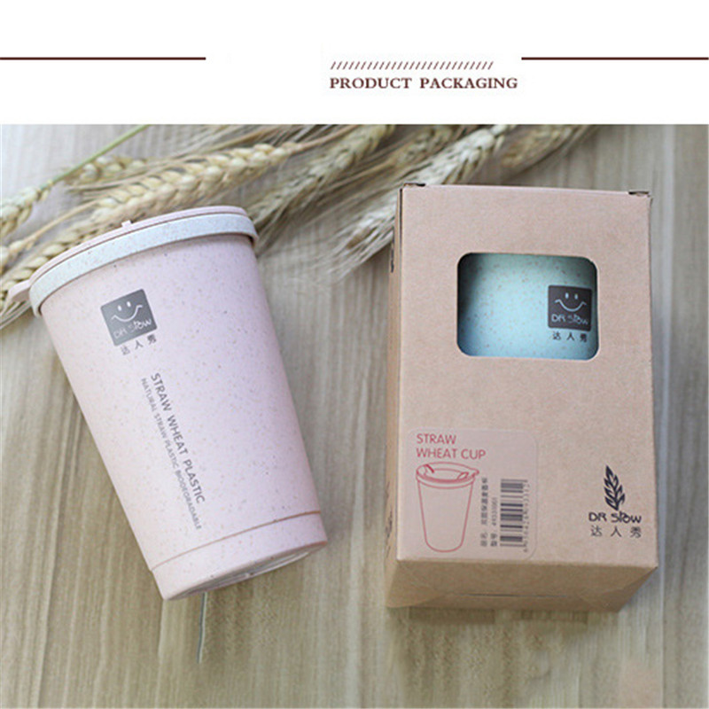 TTLIFE 280ml Double-wall Insulation Wheat Fiber St... – Grandado