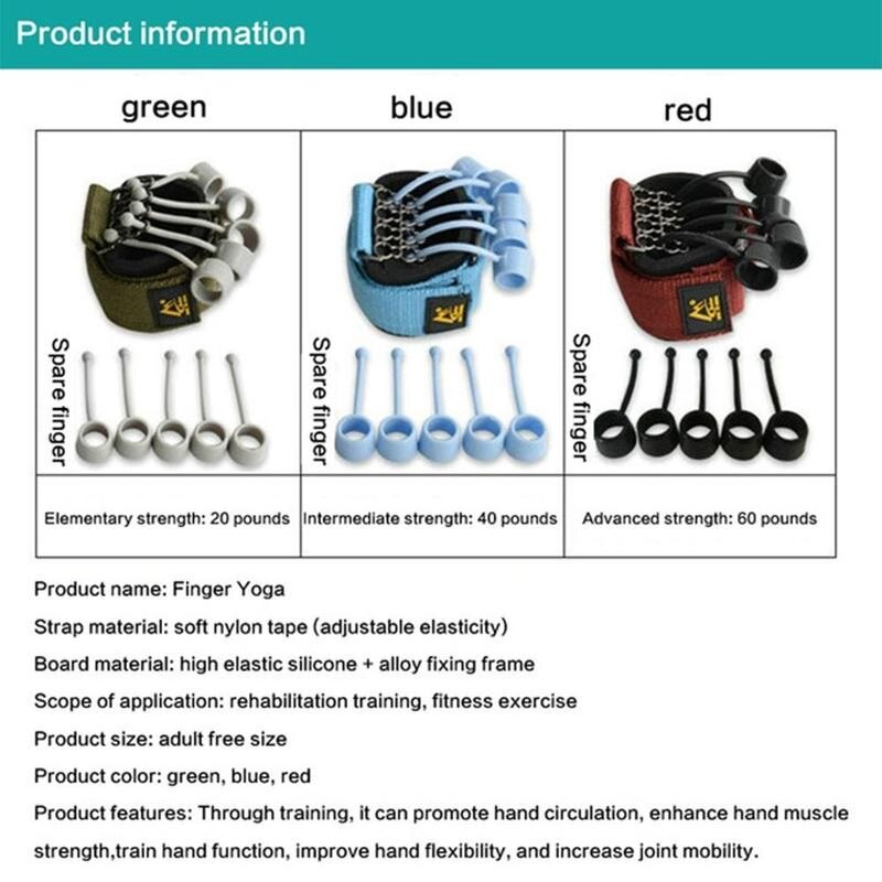 Finger Gripper Strength Trainer Extensor Exerciser... – Grandado