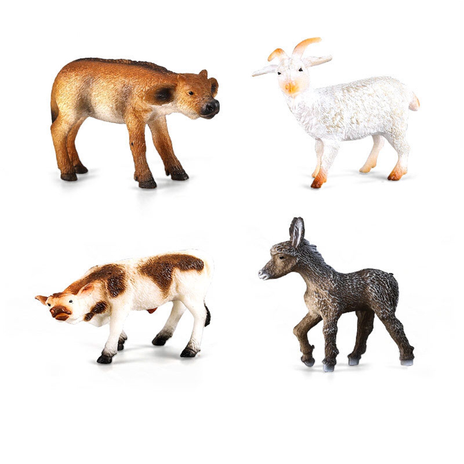 1 Set Diermodel Speelgoed Beeldjes Miniatuur Gesim... – Grandado