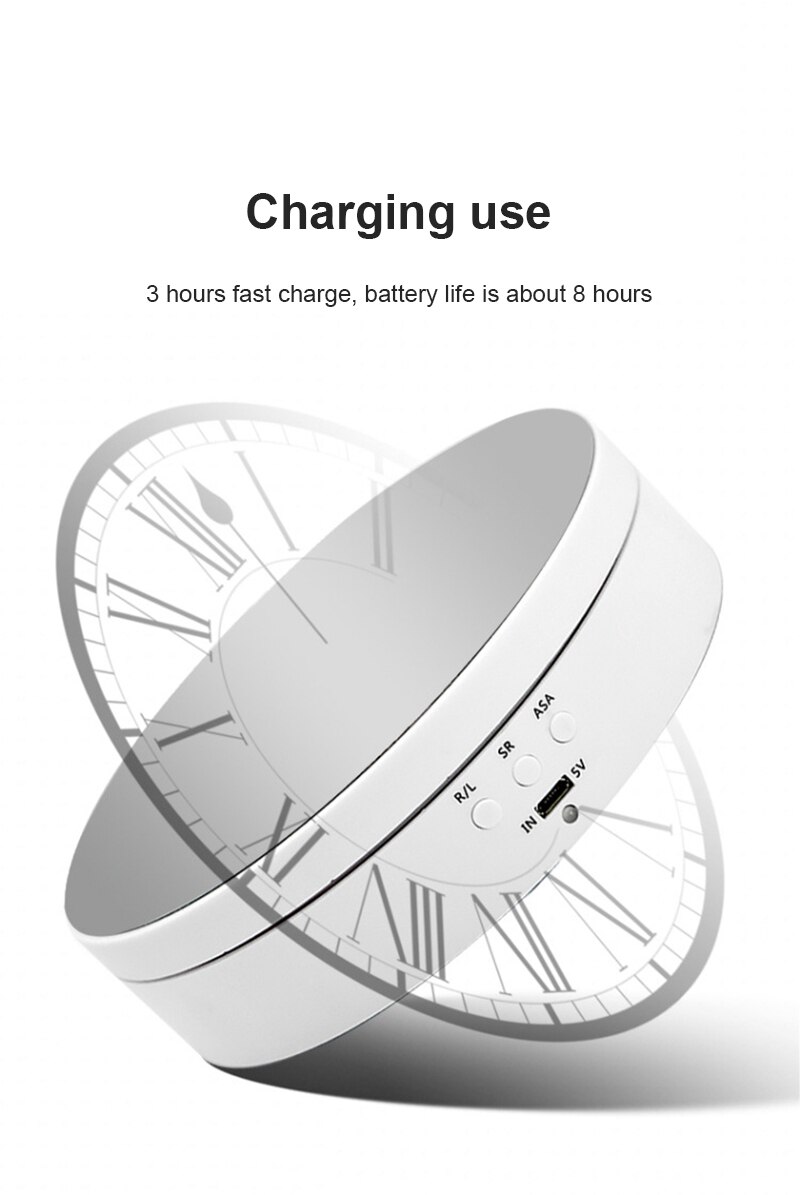 3 Speeds Electric Rotating Display Stand Mirror Tu... – Grandado