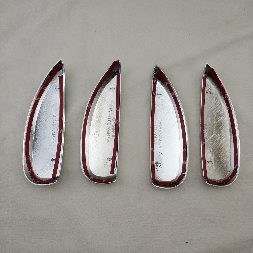 4 stuks verchroomde Deurgreep Cover Auto Voor Rena... – Grandado