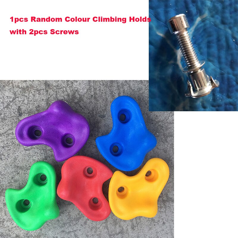 Kids Outdoor Indoor Playground Plastic Rock Climbi... – Grandado