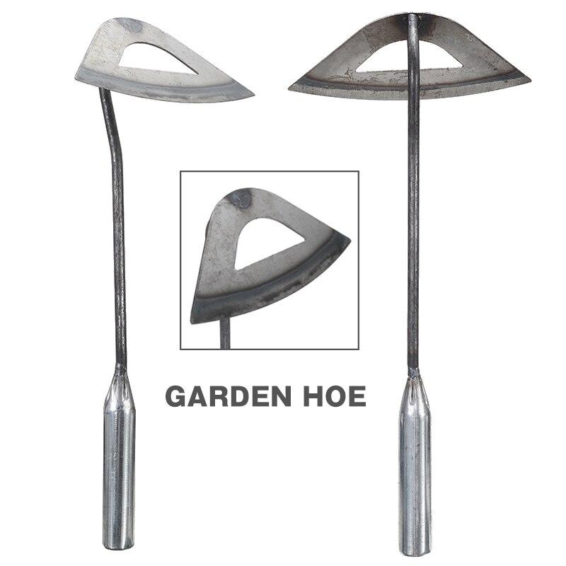 Steel Hardened Hollow Hoe Hand-Held Weeding Rake P... – Grandado