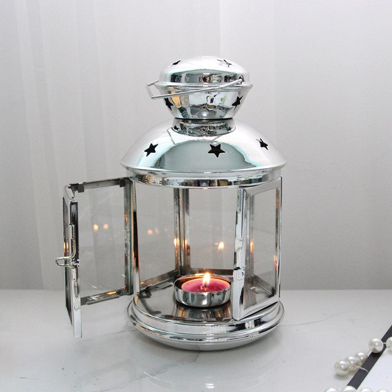 electroplate Candlestick Star European Iron Pendan... – Grandado