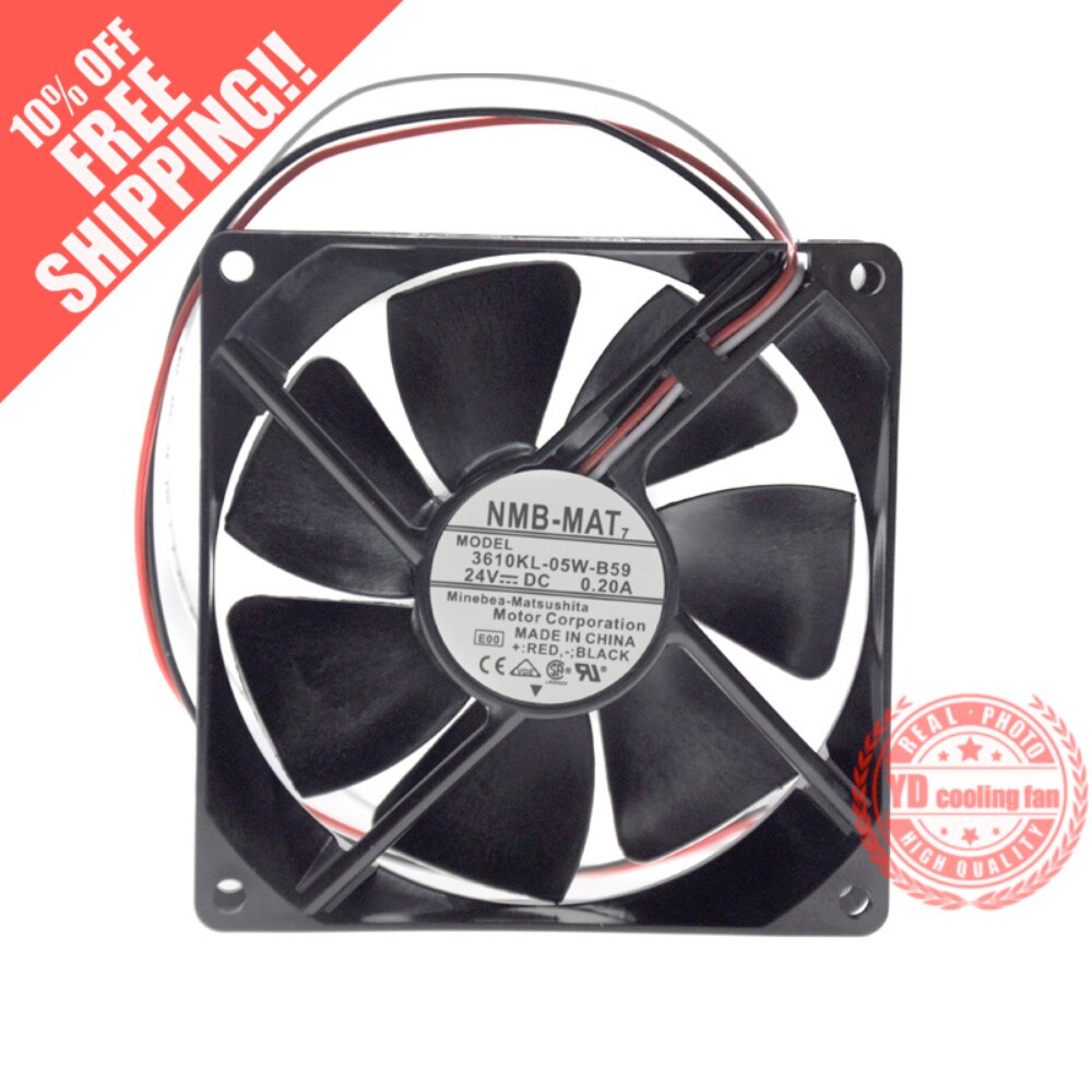 NMB-MAT NMB 7 3610KL-05W-B59 24V 0.20A 9225 3lines... – Grandado