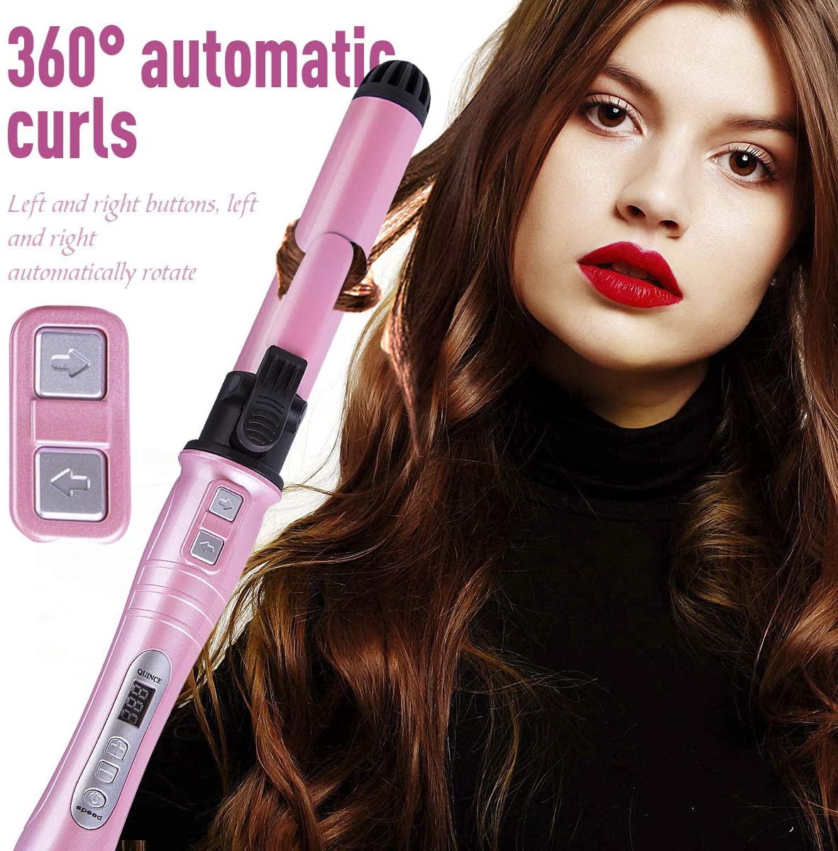 Automatic Hair Curling Iron with Anti-Scald Brush ... – Vicedeal
