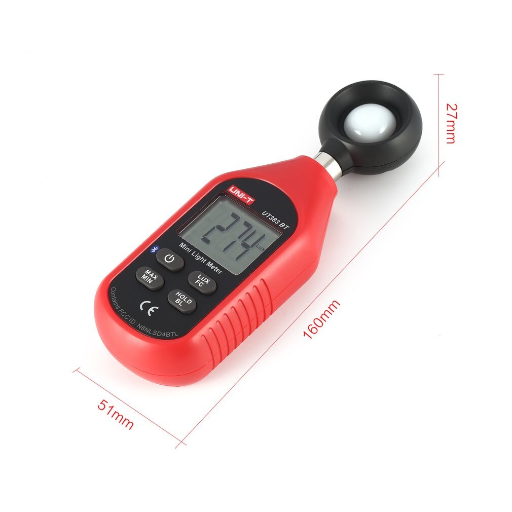 UNI-T UT383BT Bluetooth Mini Digital Luxmeter LCD ... – Vicedeal