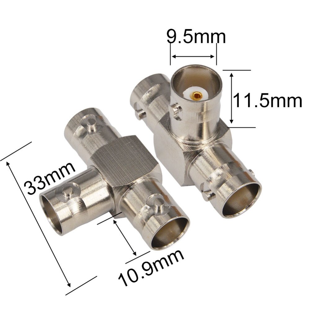 Bnc 3 Way Splitter Adapter Socket T Type Bnc Femal Grandado