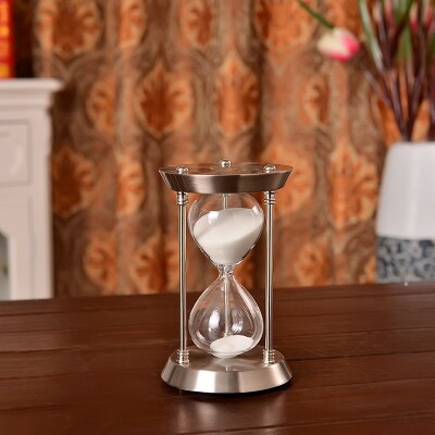 European Metal Hourglass Timer Clock Sand Metal+gl... – Grandado