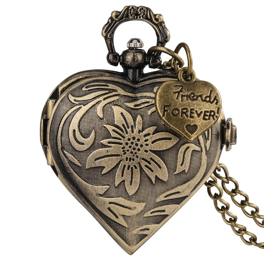 Bronze Hollow Heart-shaped Romantic Love Heart Pen... – Grandado