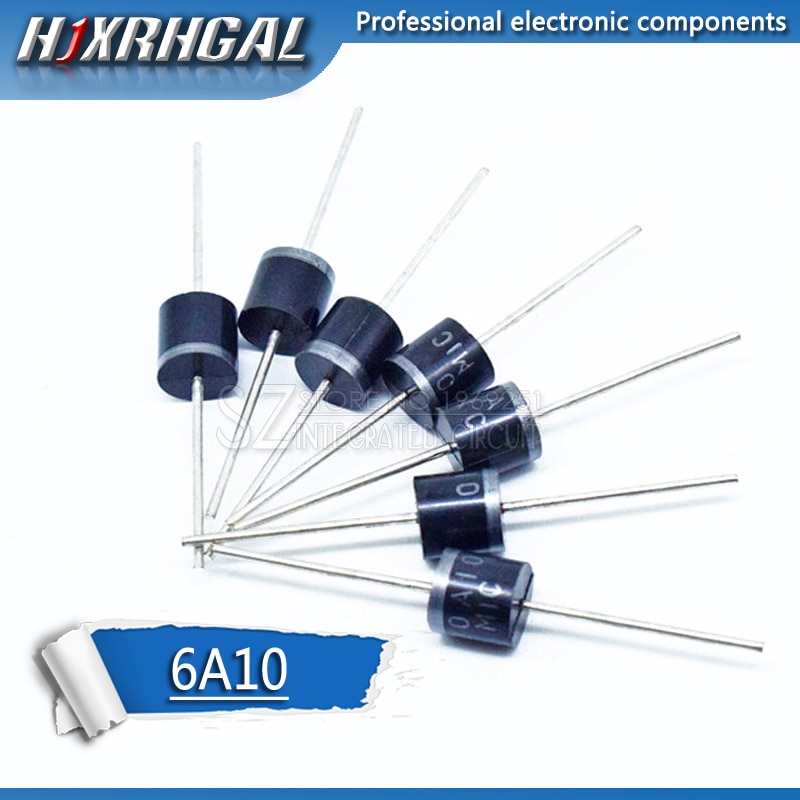 20 pcs Gelijkrichter Diode 6A 1000 V R-6 6A10 hjxr... – Vicedeal