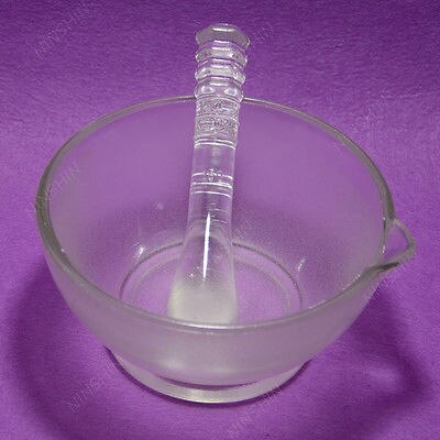 Glass Mortar,150mm Glass Mortar and Pestle Item – Grandado