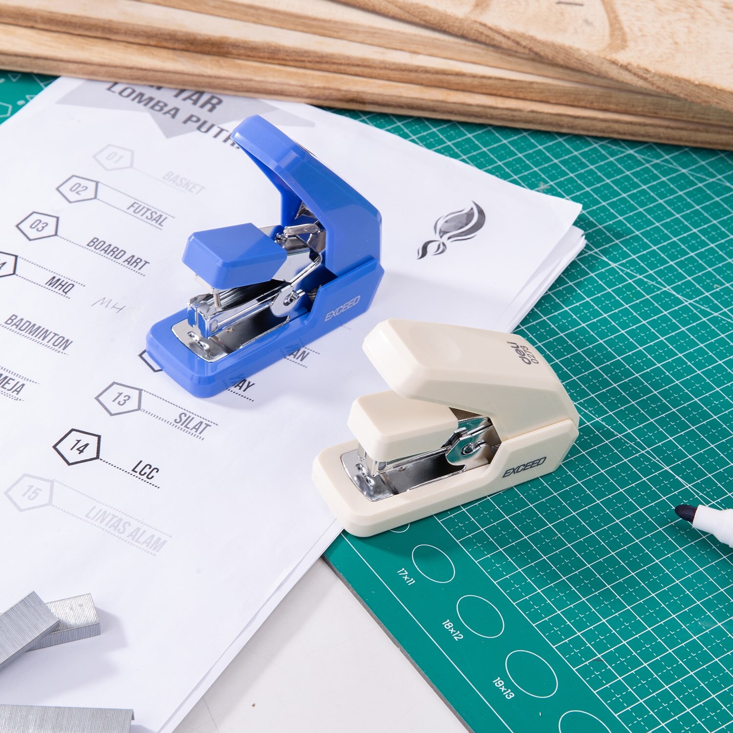 DELI E0273 Effortless Stapler NO.10 Paper staplers... – Vicedeal