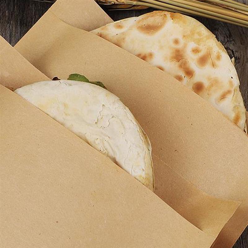 100pcs Disposable Kraft Paper Sandwich Bags Baking... – Grandado