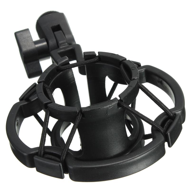 Universal Condenser Microphone Mic Shock Mount Holder Studio Recording Bracket For Large ...