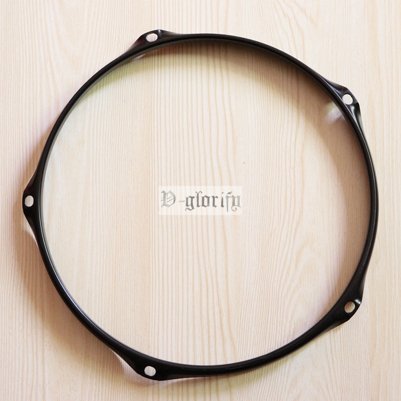 black color 8inch/10inch 5 hole iron snare drum ri... – Grandado