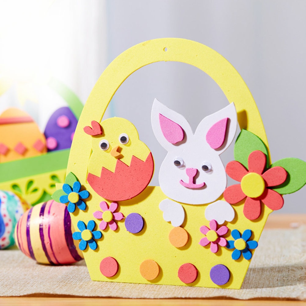 4PCS Easter DIY Material Kit Cartoon DIY Flower Ba... – Grandado
