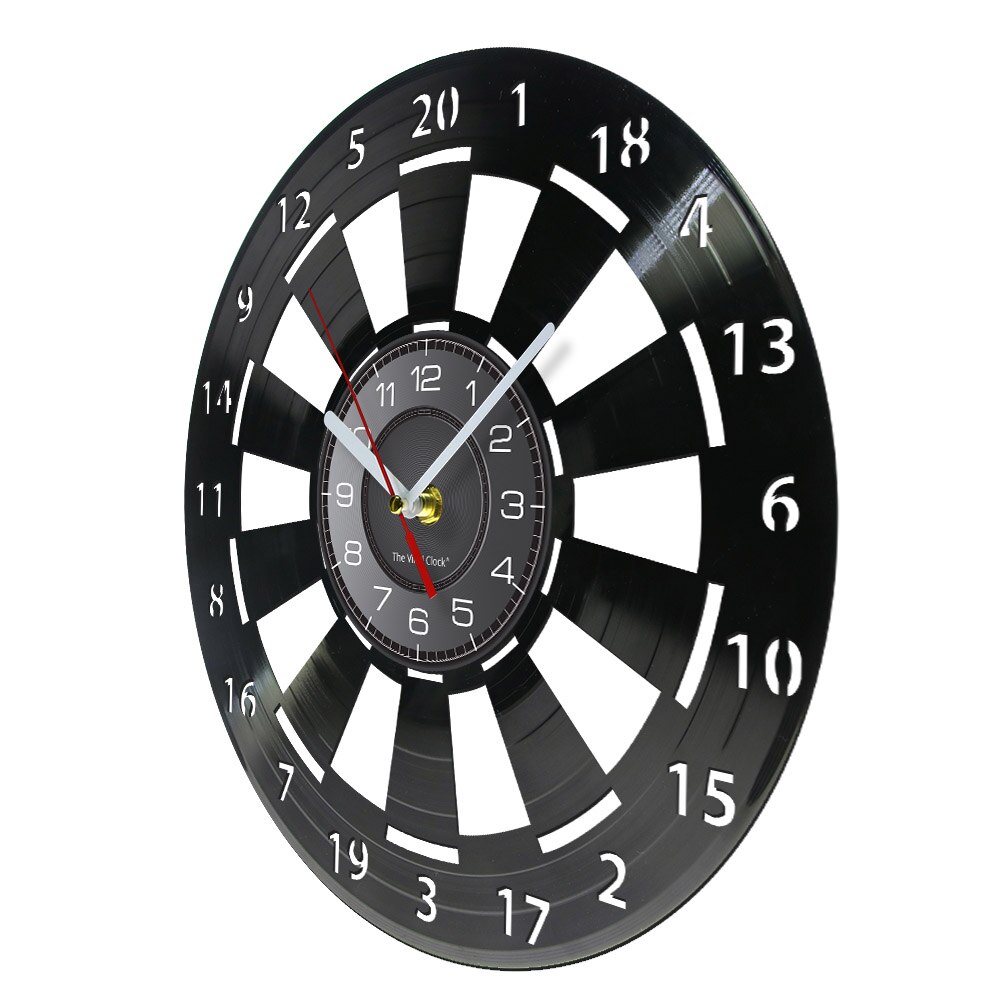 Darts Game Dart Board Wall Clock Mancave Game Room... – Grandado