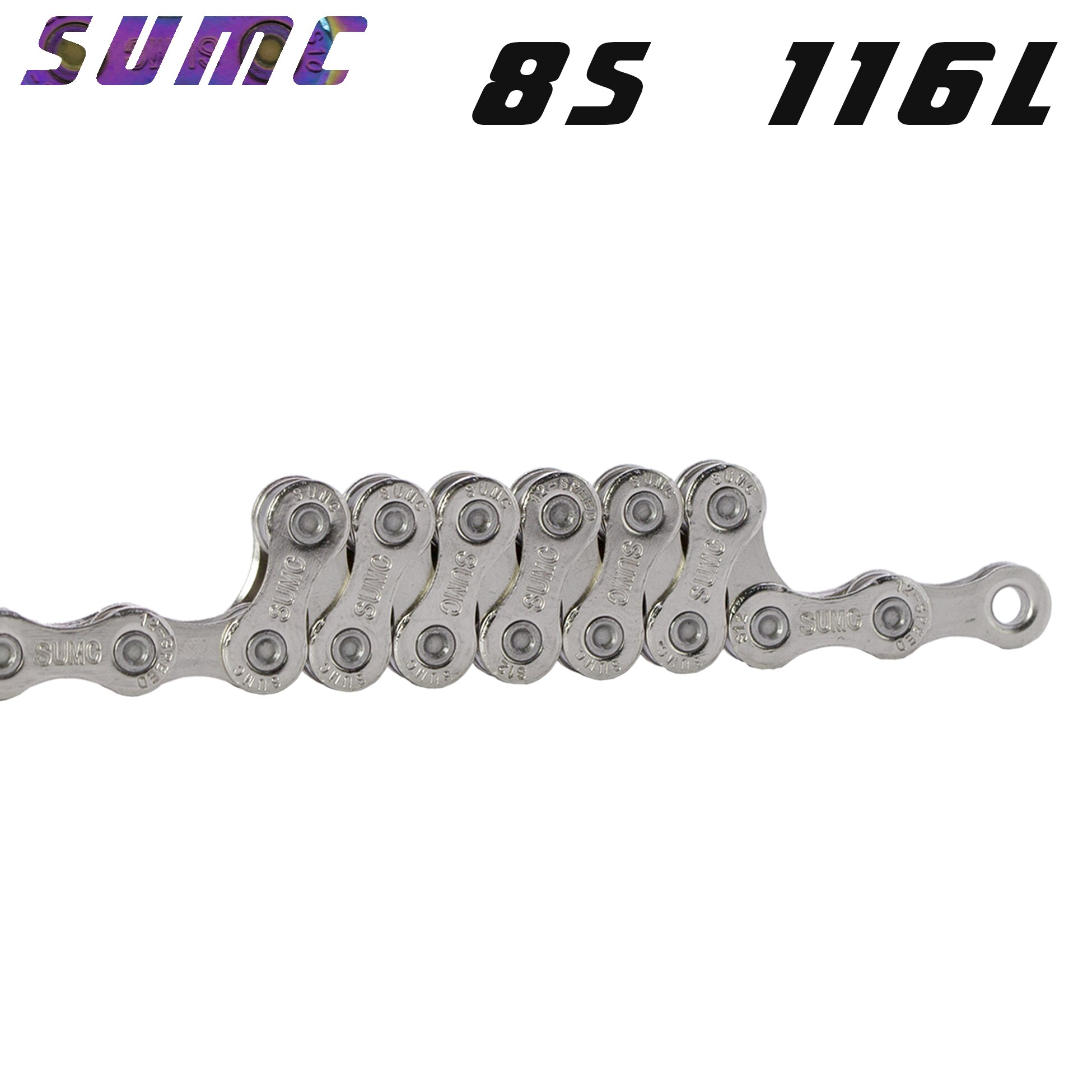 SUMC 8 9 10 11 12speed Bicycle Chain Gold/Silver/R... – Vicedeal