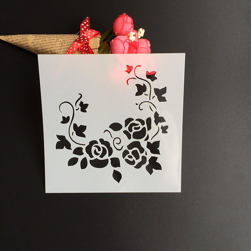 1 st plast lager blomma spray schabloner mall gör ... – Grandado