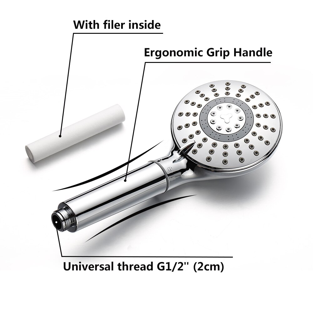 5 Models Bathroom Shower Head with Shower Filter W... – Grandado